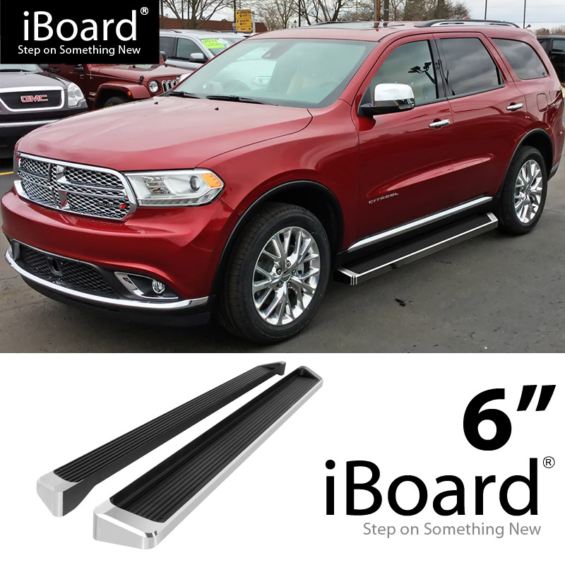 Running Board Style Side Step 6in Aluminum Silver Fit Dodge Durango ...